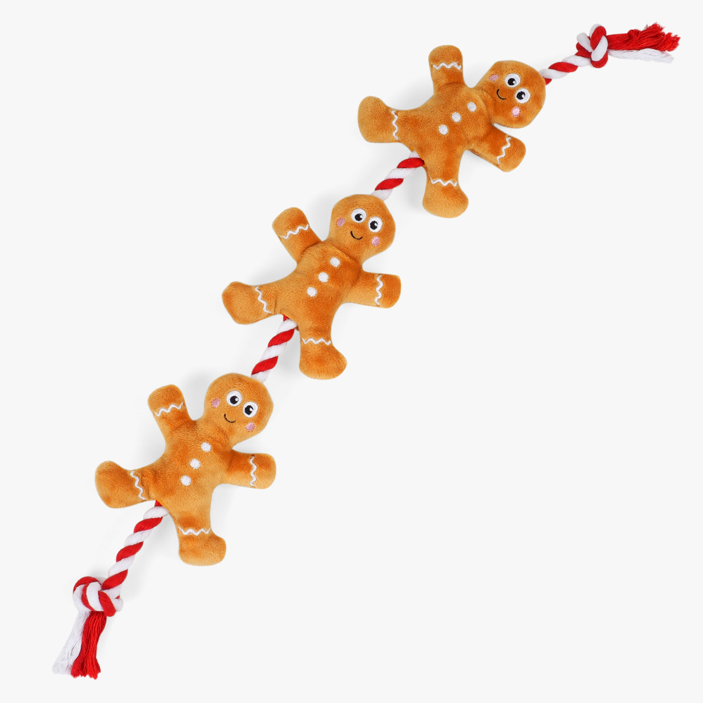 Xmas Gingerbread Tugga Rope Toy | Zoon Dog Toys | Lords & Labradors