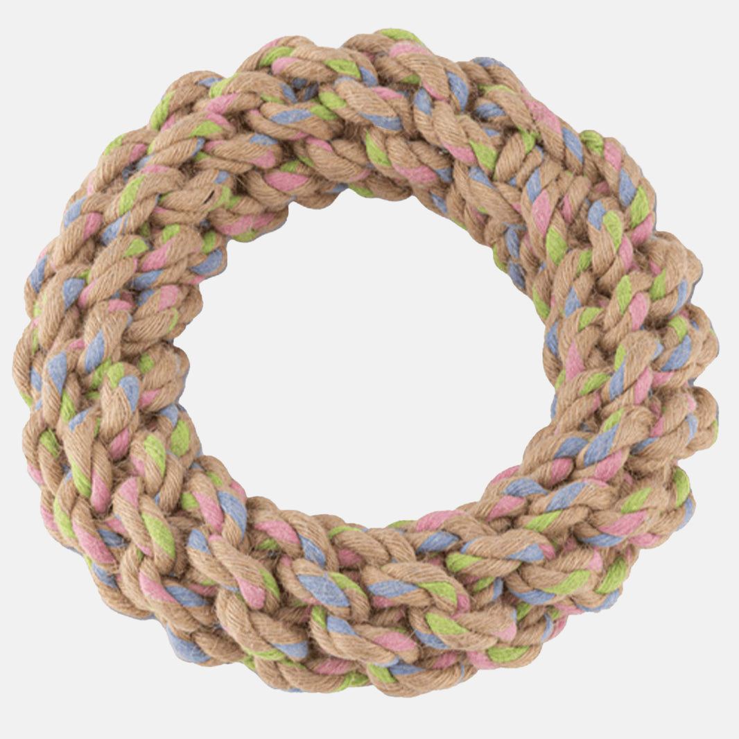 Hemp Rope Ball with Loop | Beco Dog Toys | Lords & Labradors