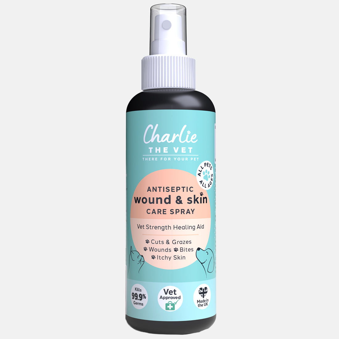 Charlie the Vet Wound & Skin Care Spray | Pet First Aid Kit | Lords ...
