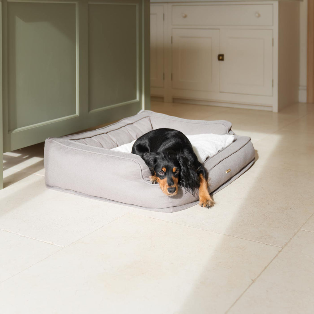 Deep Sleep Dog Bed - Putty | Luxury Dog Beds | Lords & Labradors