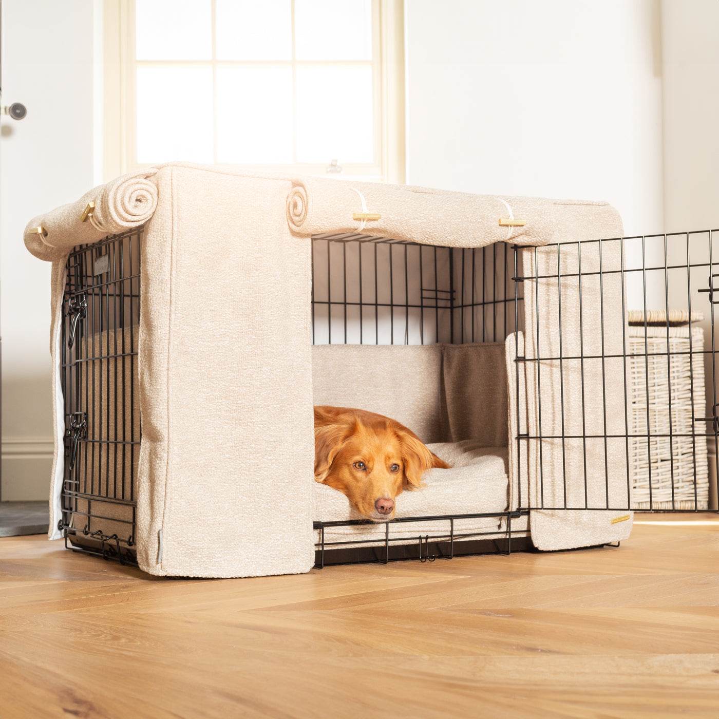 Herdwick Sandstone Crate Set | Dog Bedding Crate Set | Lords & Labradors