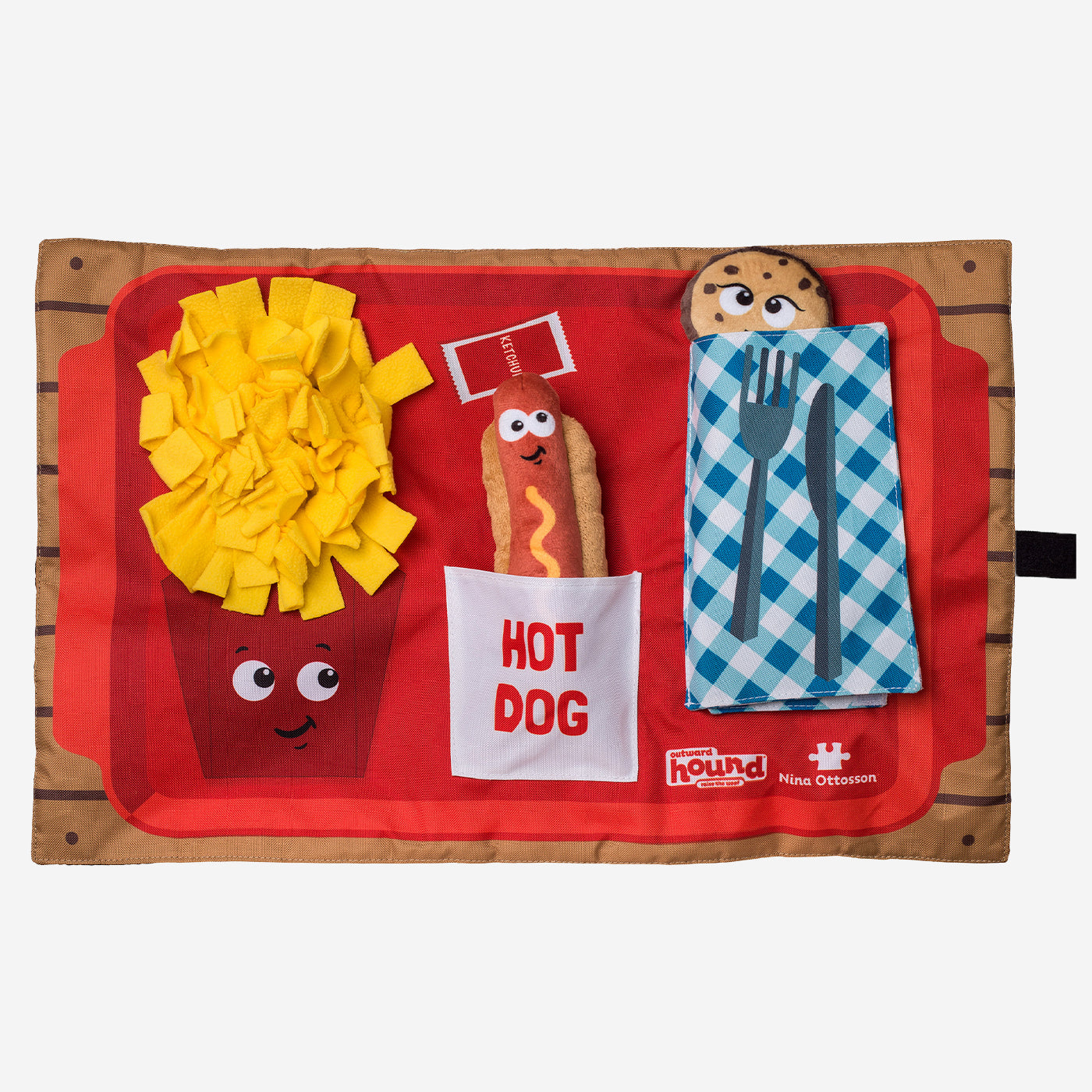Rosewood Dog Activity Matz Fast Food Fun Mat | Lords & Labradors