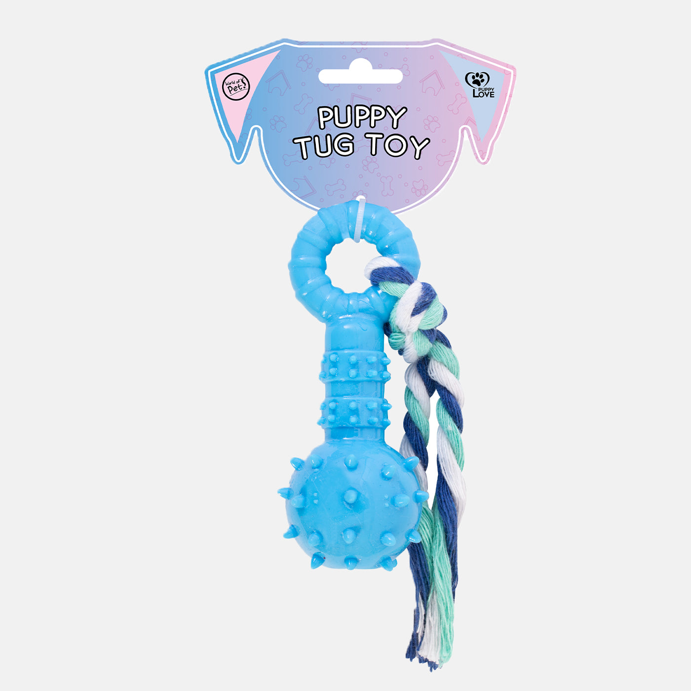 Small Dog & Puppy Rubber Dumbbell & Rope Toy | Dog Toys | Lords and ...