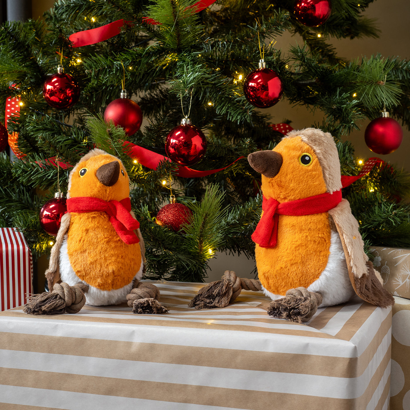 Festive Robbie Rope Legs PlayPal | Zoon Christmas Toys | Lord ...