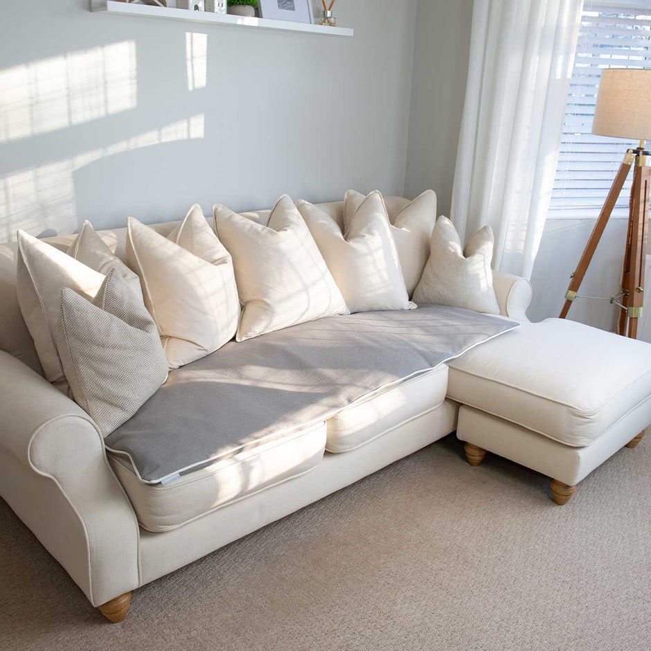 Luxury Savanna Oatmeal Sofa Topper | Dog Beds | Lords & Labradors