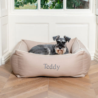 Savanna Oatmeal Box Bed For Dogs | Luxury Dog Beds | Lords & Labradors
