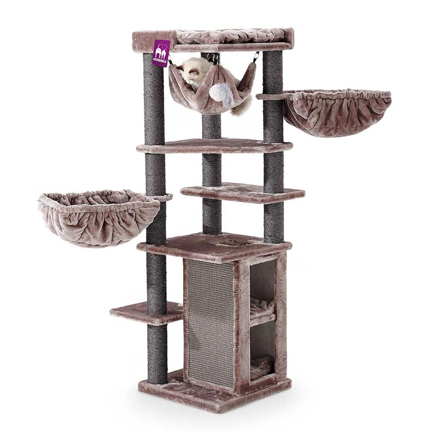 Kings & Queens Ramses 158cm Cat Tree | Cat Scratch Post | Lords & Labradors