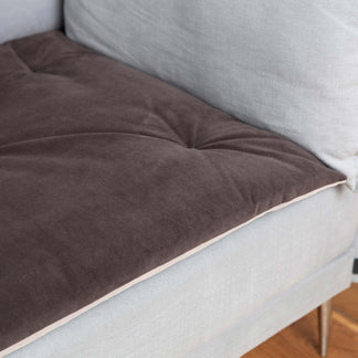 The Lounging Hound Plush Velvet Sofa Topper | Dog Bed | Lords & Labradors