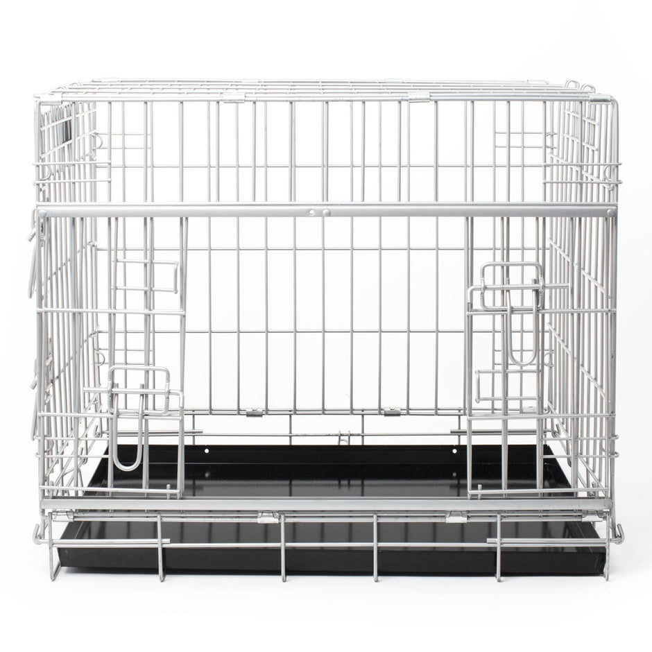 Deluxe Gold Dog Crate | Metal Dog Crates | Lords & Labradors