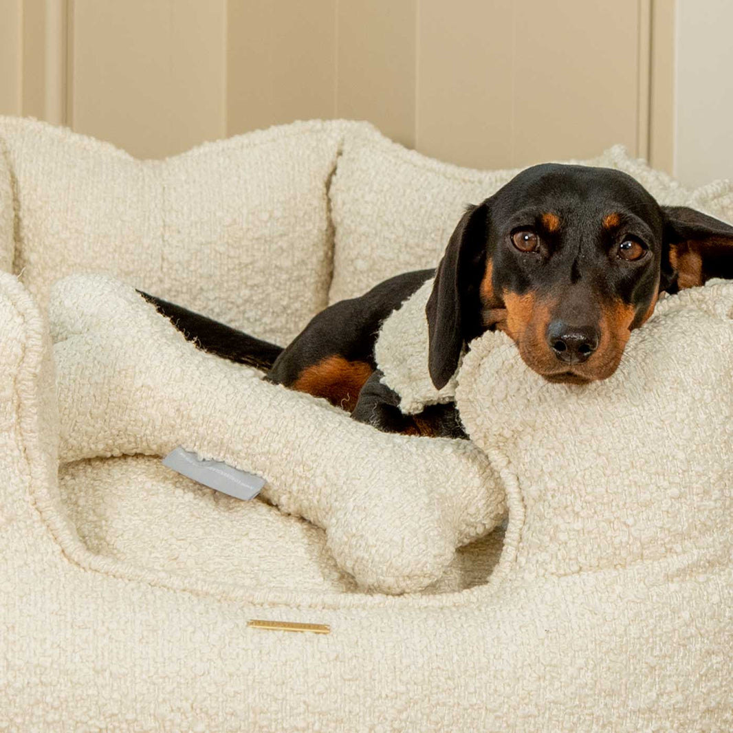 Luxury Bouclé Sofa Topper | Dog Beds | Lords & Labradors