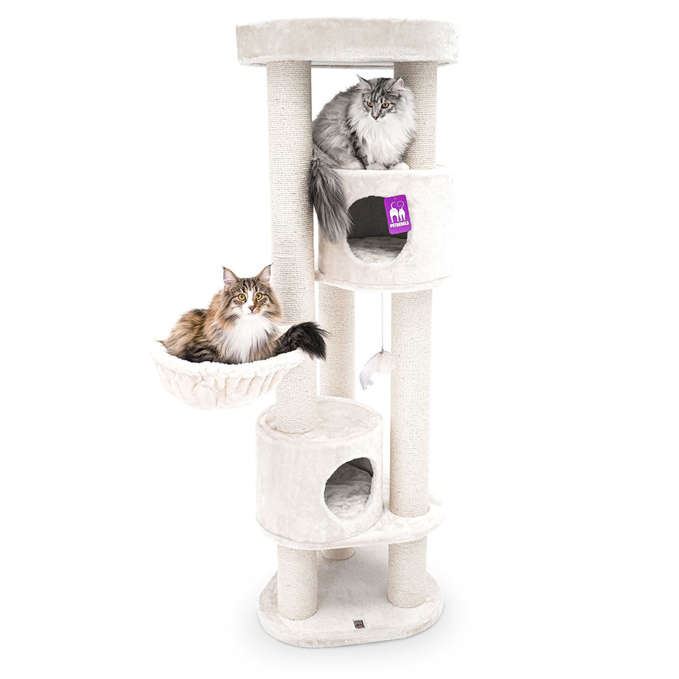 Kings & Queens Charlotte 180cm Cat Tree | Cat Scratch Post | Lords ...