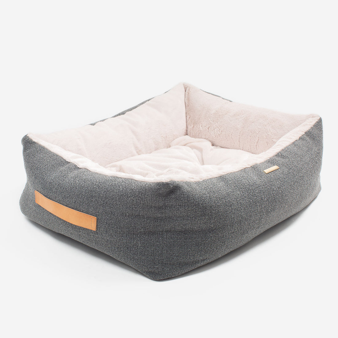 Essentials Herdwick Box Bed Graphite | Luxury Dog Beds | Lords & Labradors